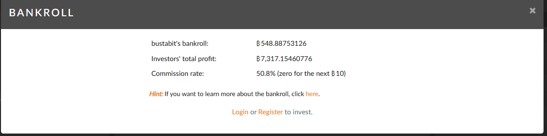 Bustabit Games: Play Bitcoin Crash Game